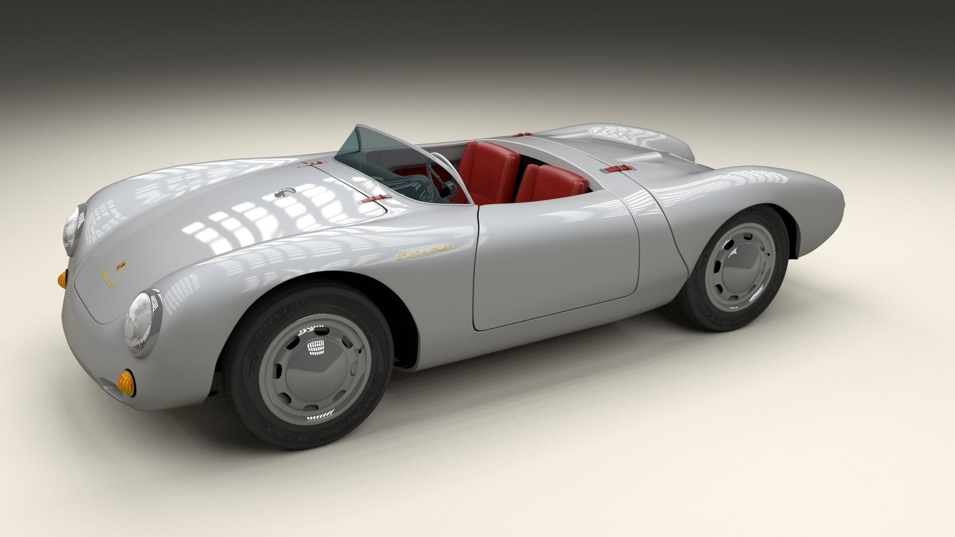 Porsche 550 Spyder 3D model | CGTrader