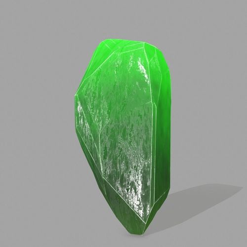 3D model crystal emerald VR / AR / low-poly | CGTrader