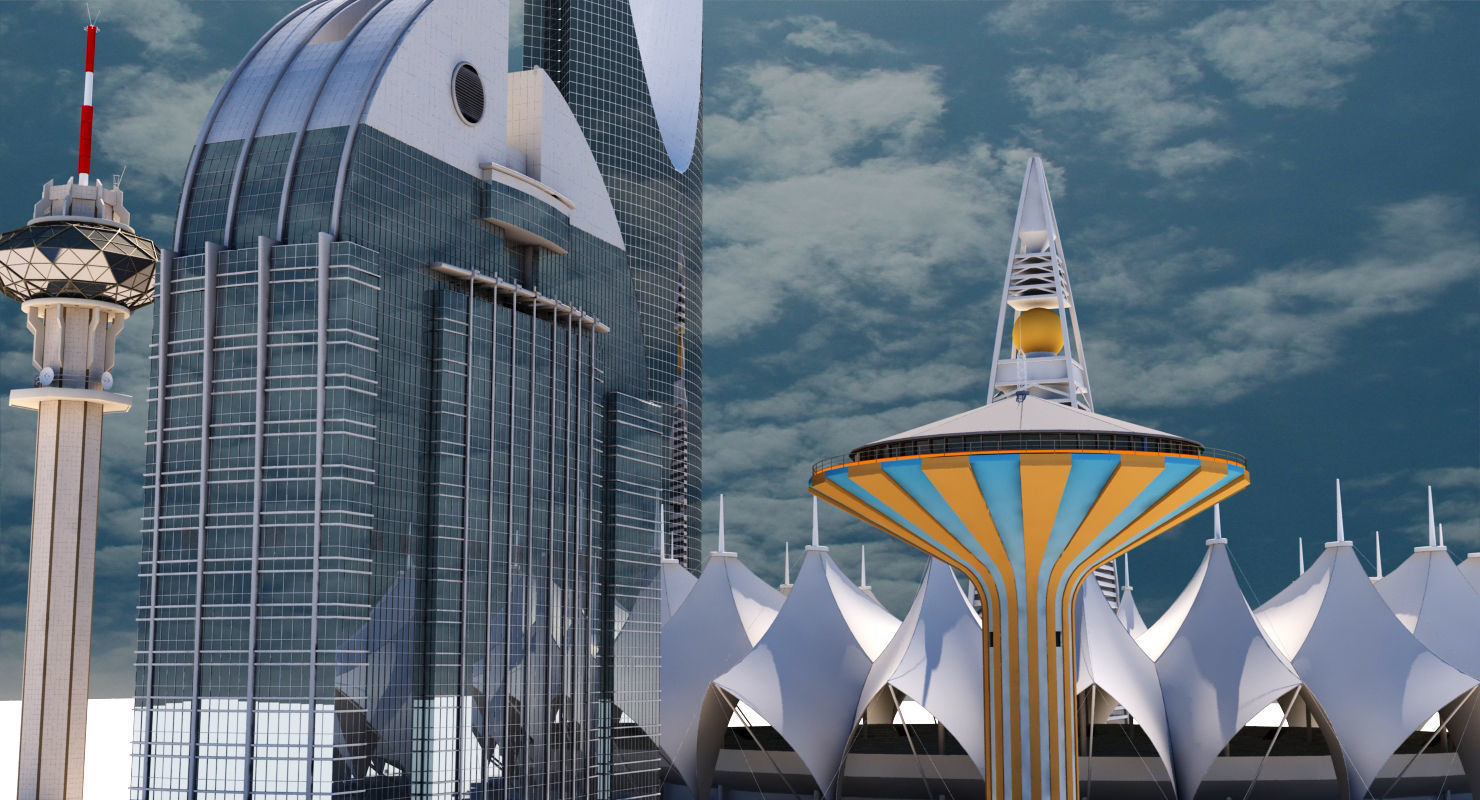 Riyadh Skyscrapers 3D model | CGTrader