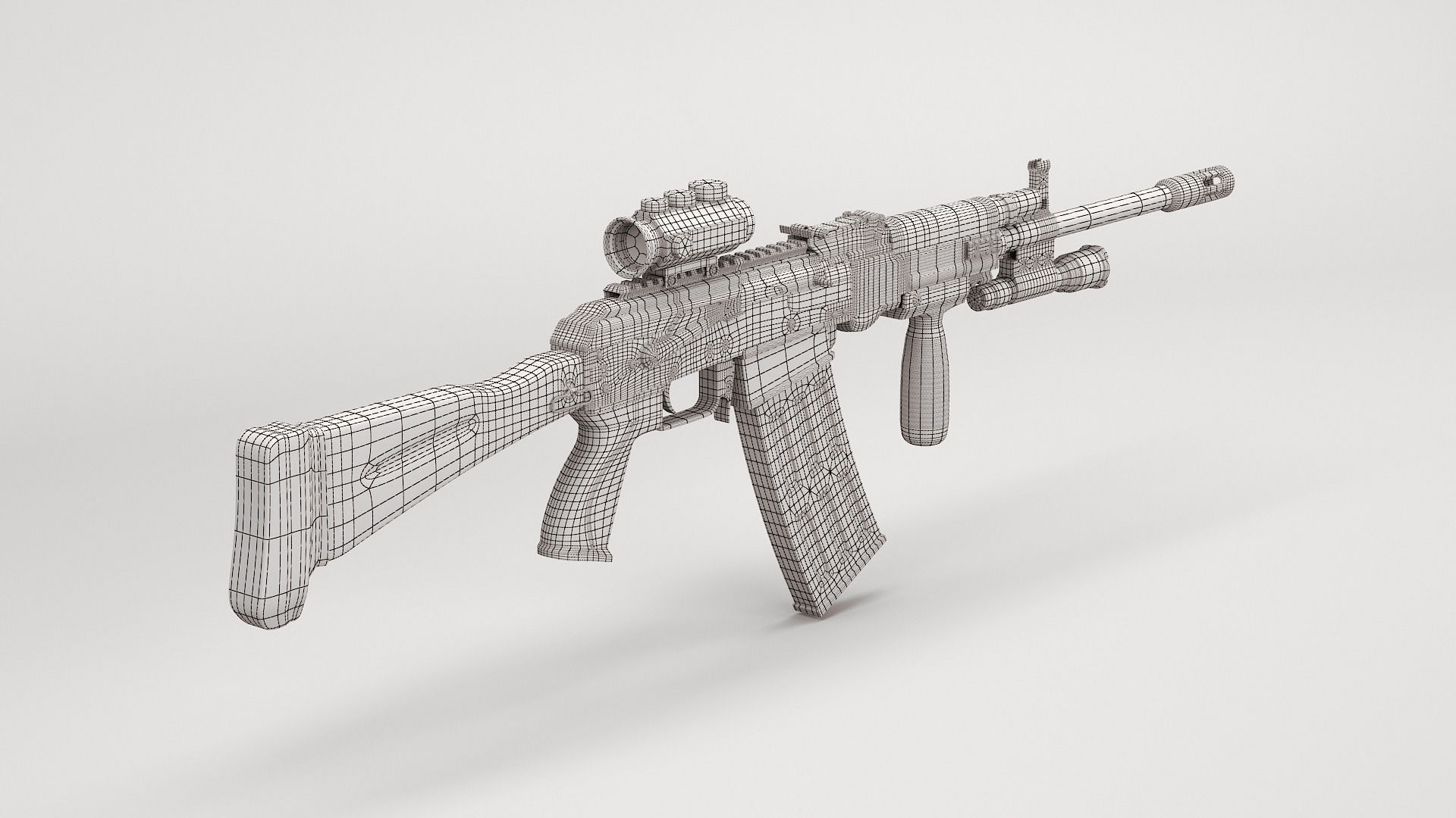 Sayga-12K 3D model | CGTrader