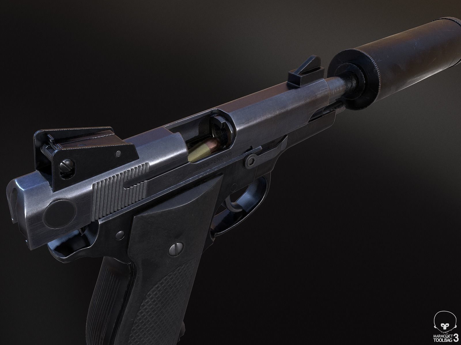 3D model Mk 22 Mod 0 VR / AR / low-poly | CGTrader