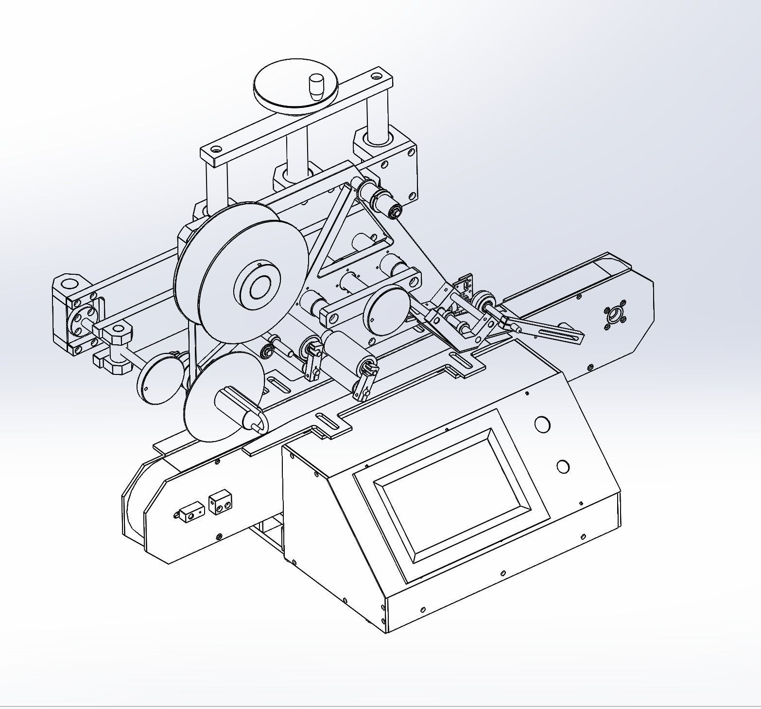 Table type labeling machine 3D model | CGTrader