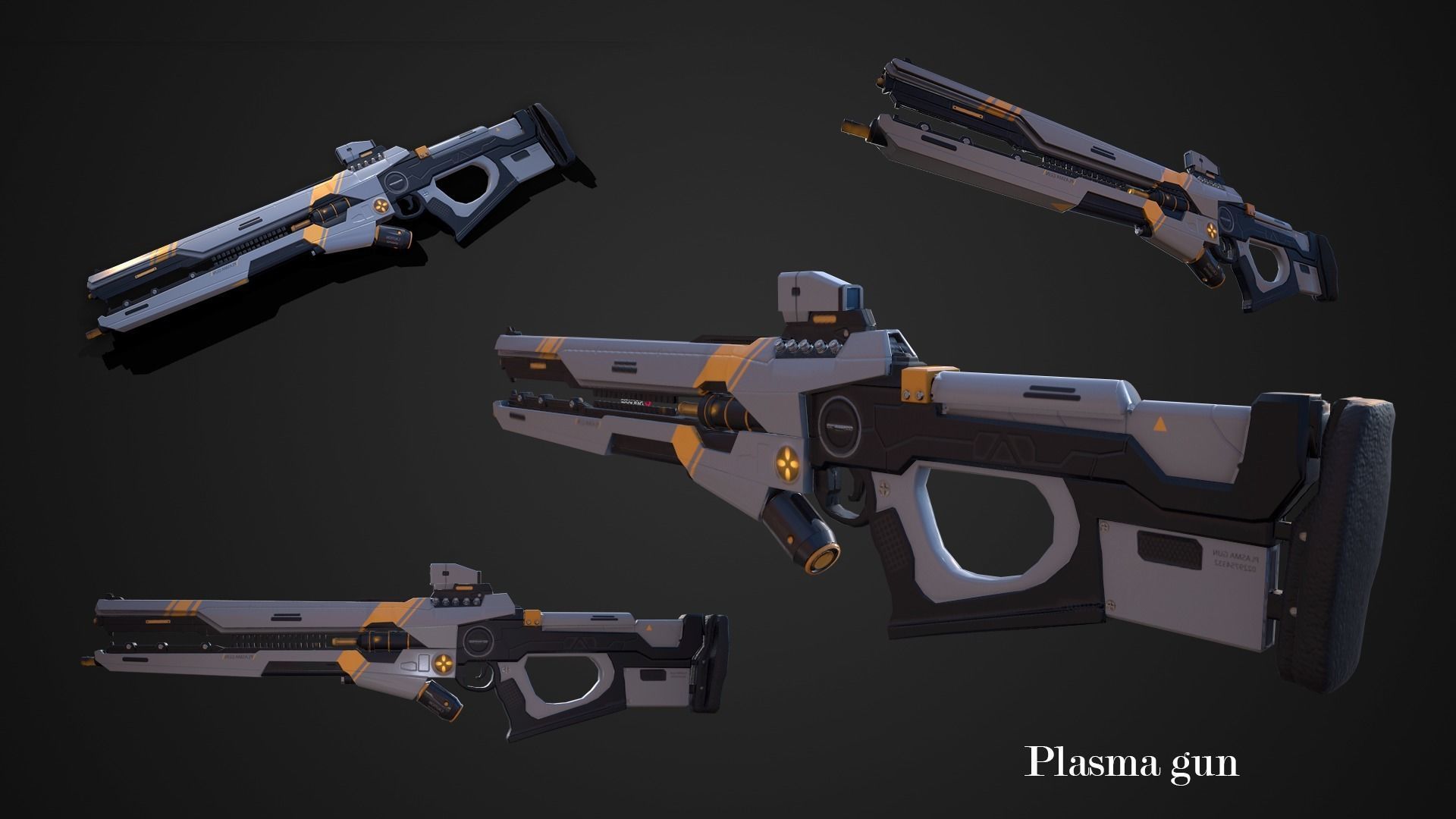 Ranger with plasma gun High poly model 3D model 3D printable | CGTrader