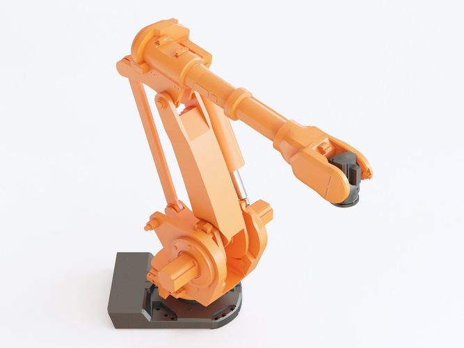 Industrial robot 02 3D model | CGTrader