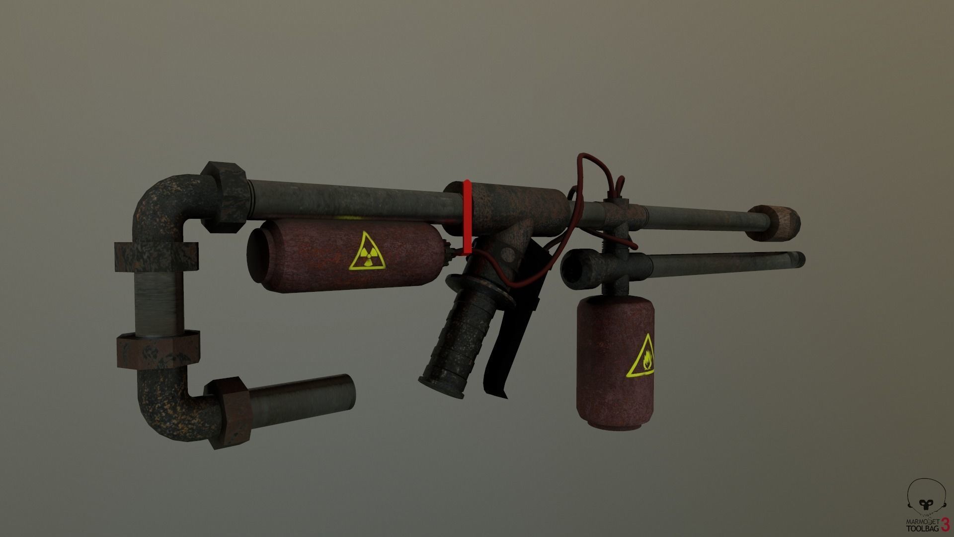 Flame Thrower free VR / AR / low-poly 3D model | CGTrader