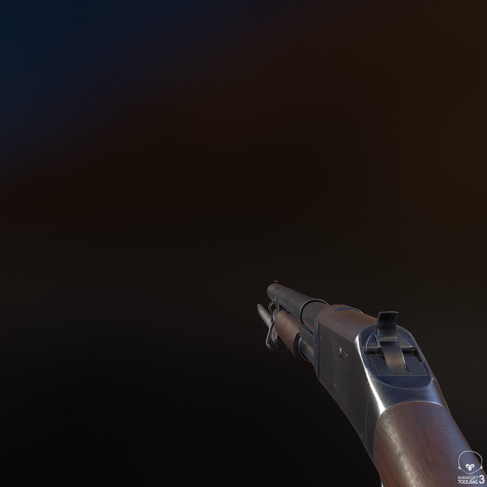 3D model M1897 Trench Gun VR / AR / low-poly | CGTrader