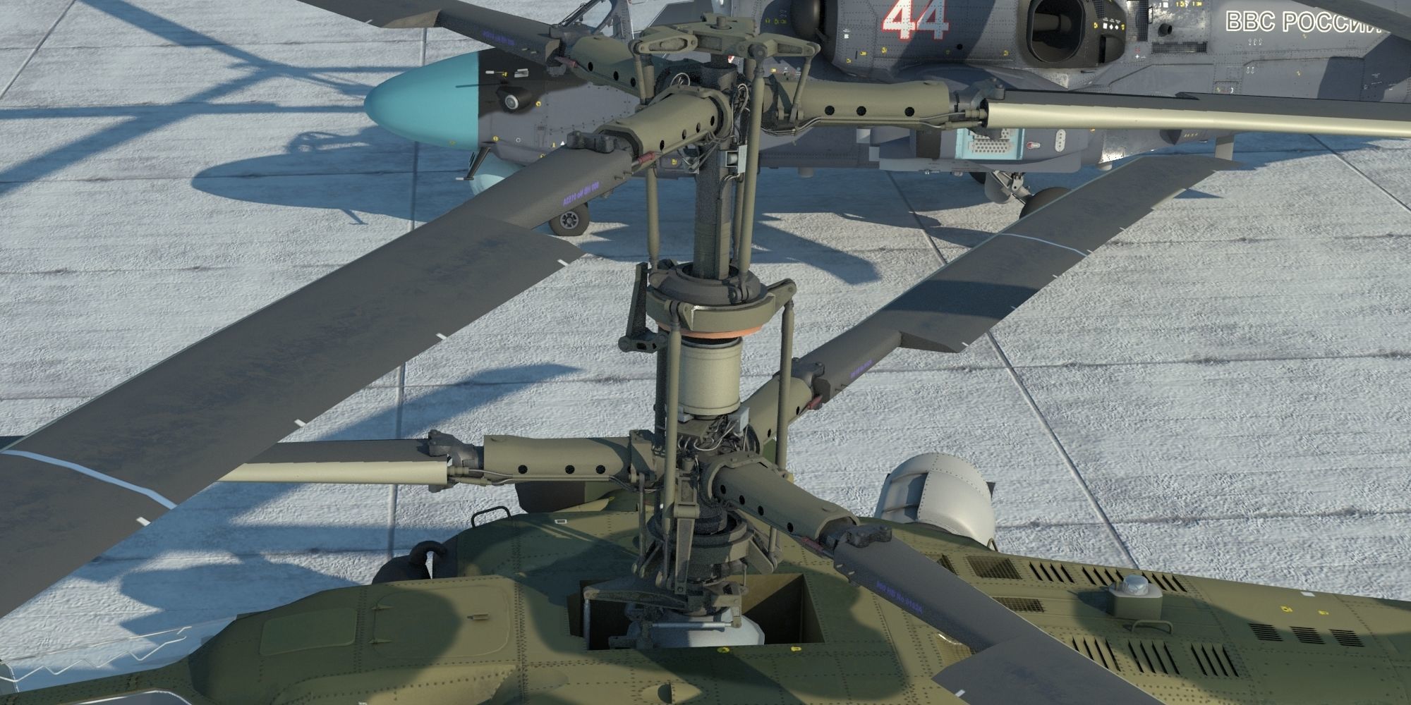 3D model Russian attack helicopter Kamov Ka-52 Hokum B Alligator 3D ...