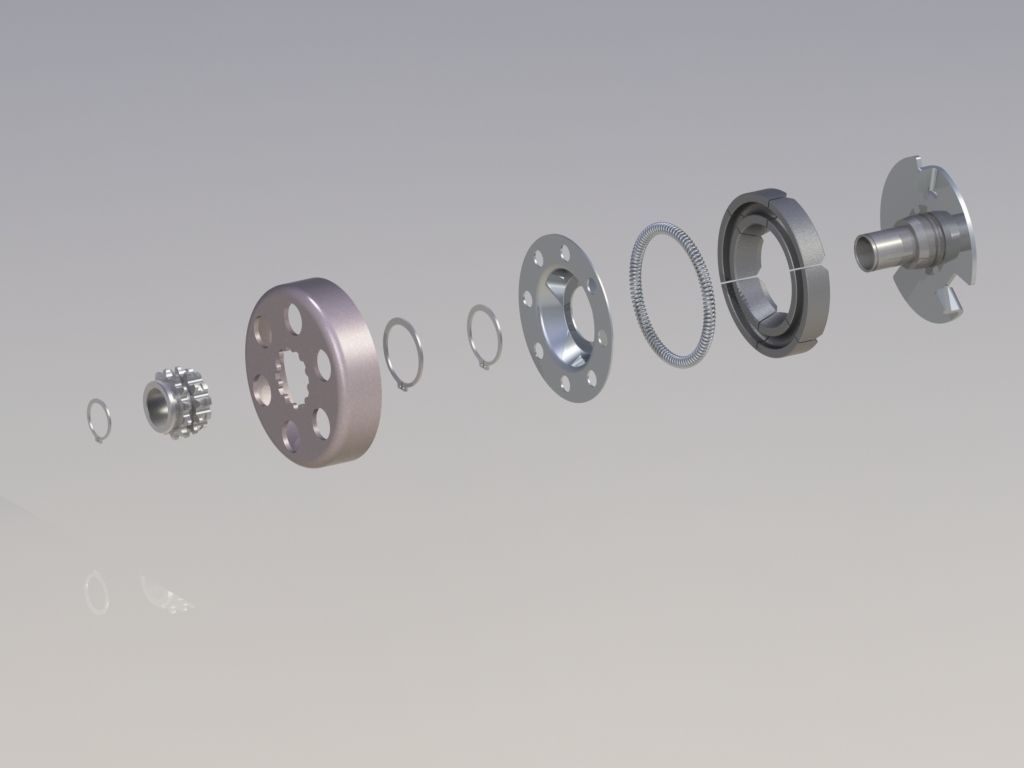 Centrifugal Clutch 3D model | CGTrader