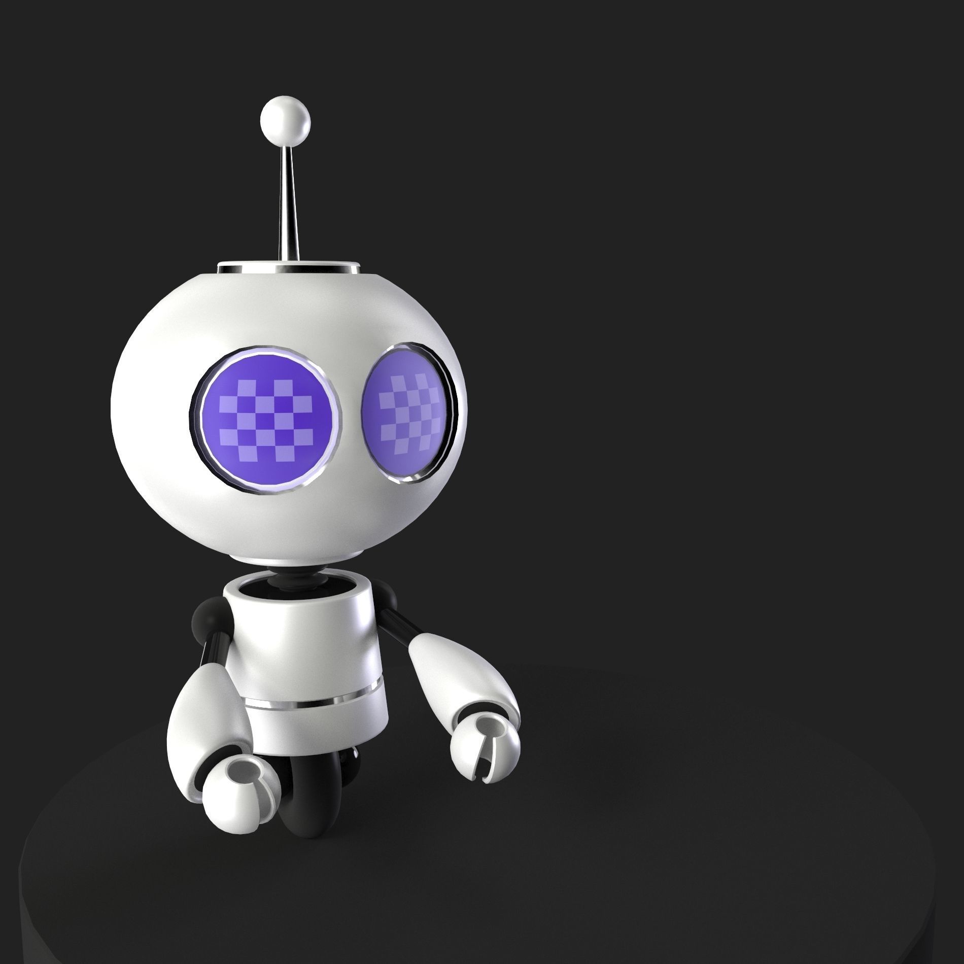 MicroBOT 3D model | CGTrader
