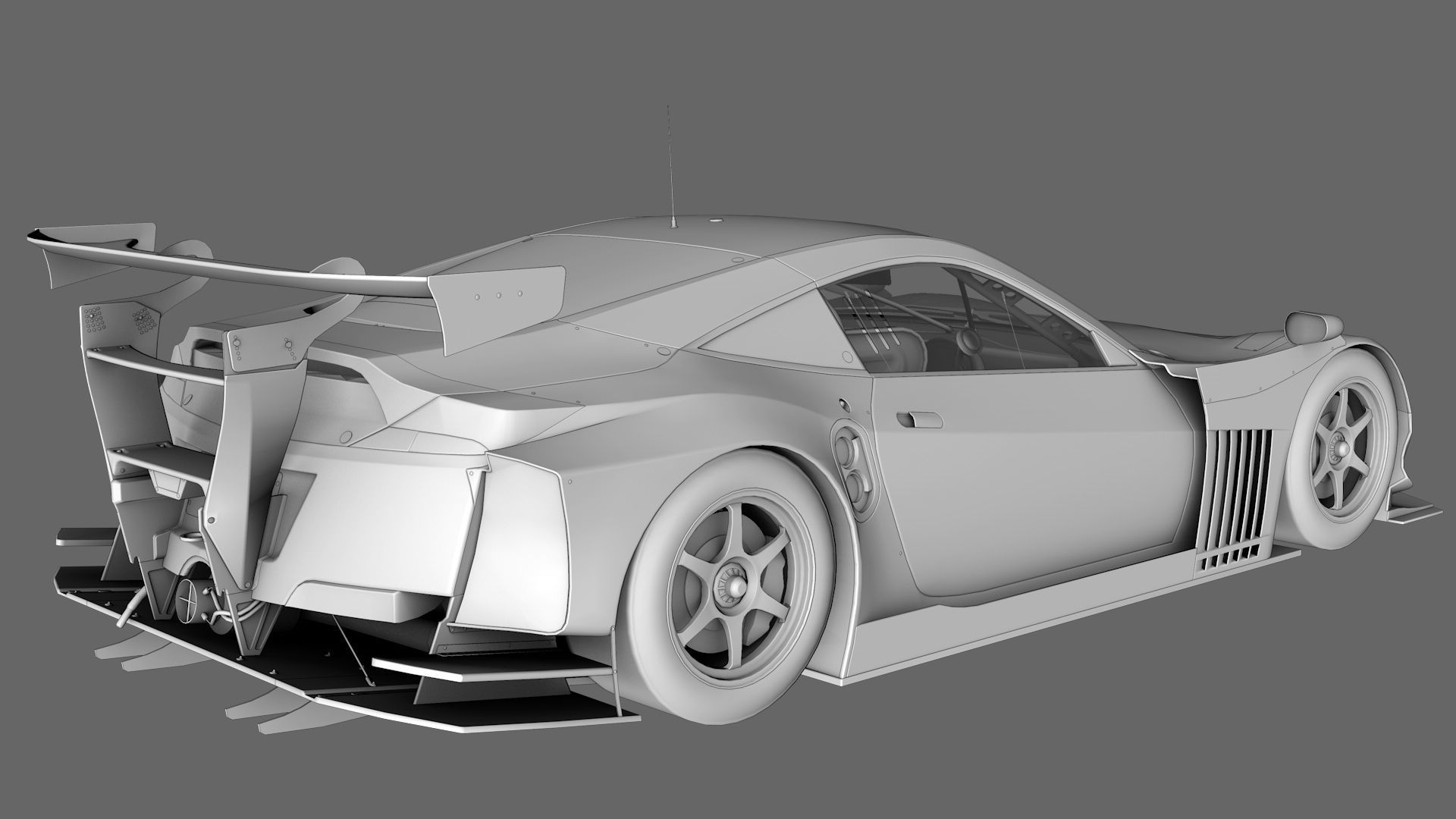 3D model Honda HSV - 010 GT GT500 Super GT VR / AR / low-poly | CGTrader