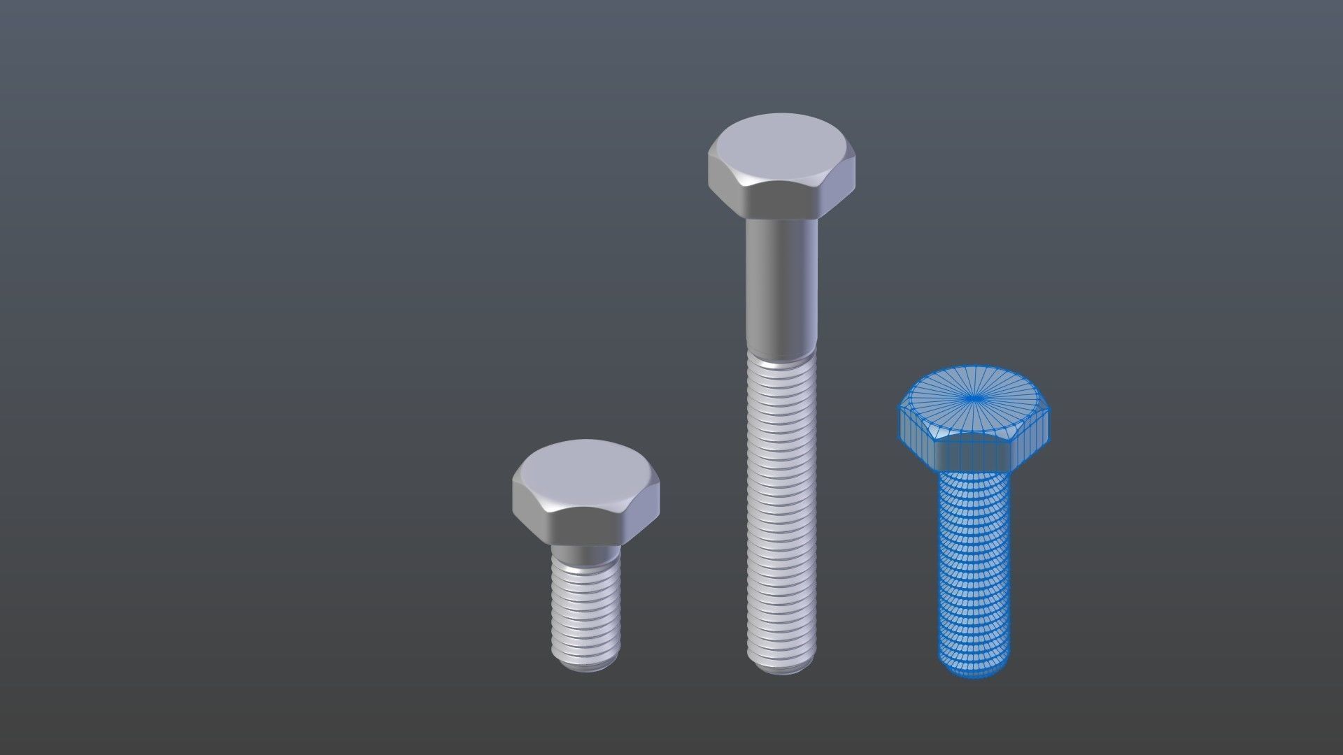 Bolts 3D model | CGTrader