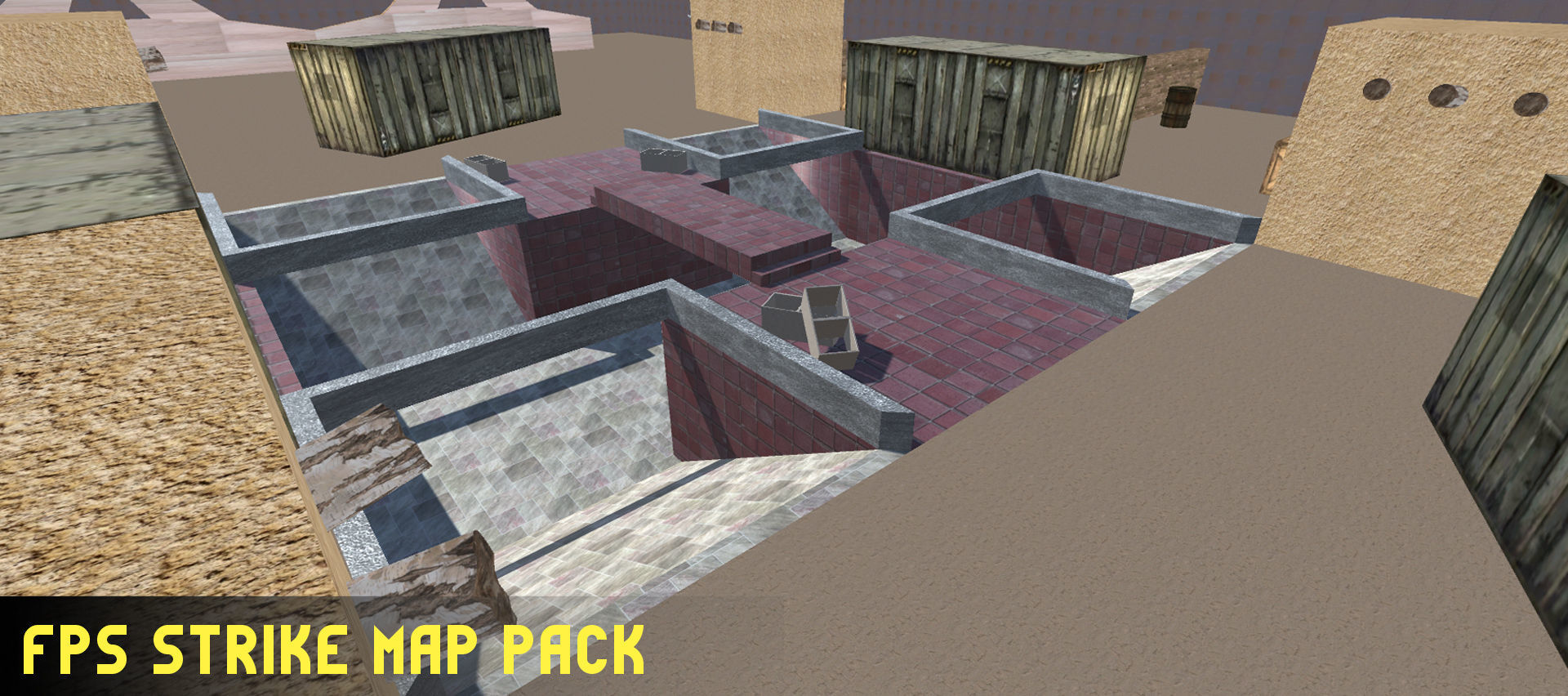 3D model FPS Strike Map VR / AR / low-poly | CGTrader