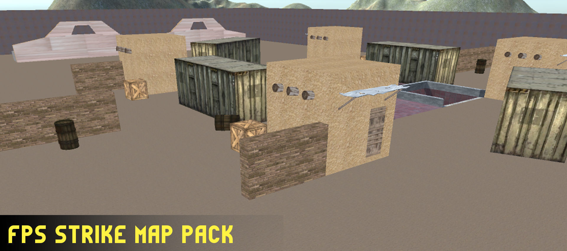 3D model FPS Strike Map VR / AR / low-poly | CGTrader