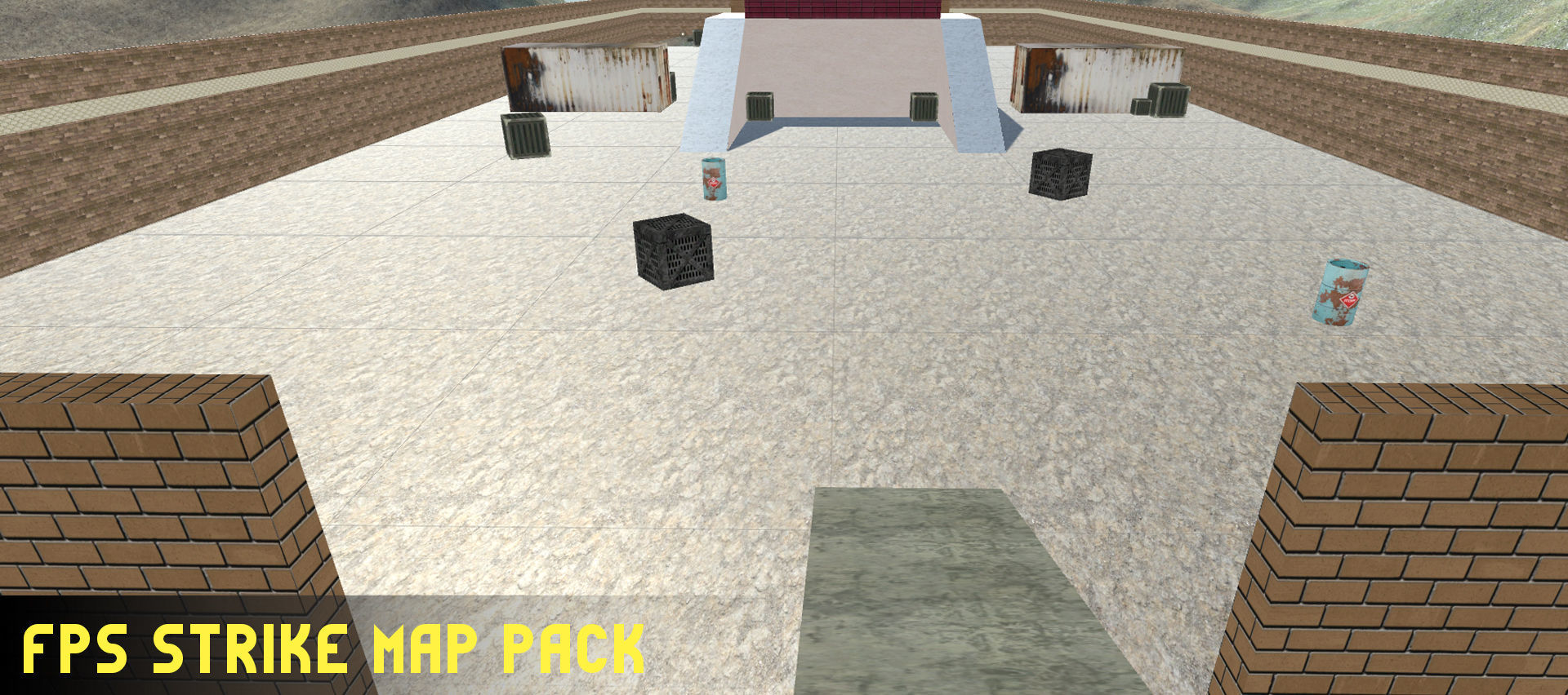 3D model FPS Strike Map VR / AR / low-poly | CGTrader