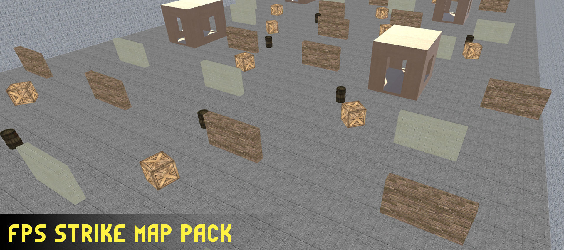 3D model FPS Strike Map VR / AR / low-poly | CGTrader