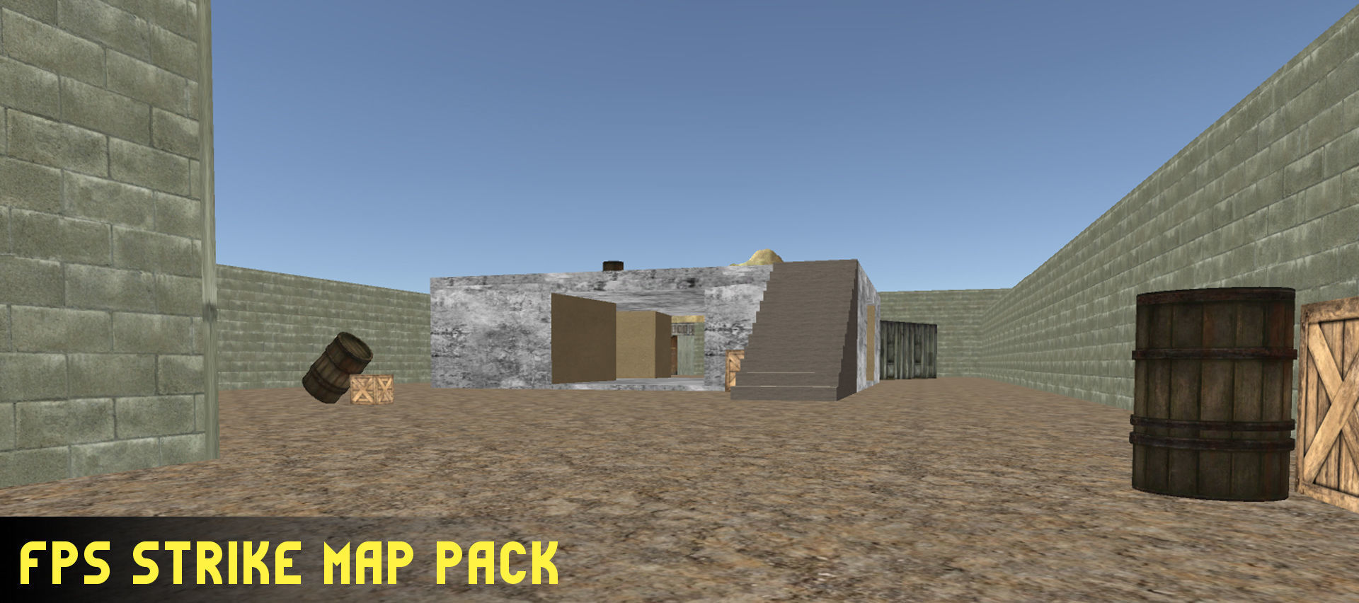 3D model FPS Strike Map VR / AR / low-poly | CGTrader