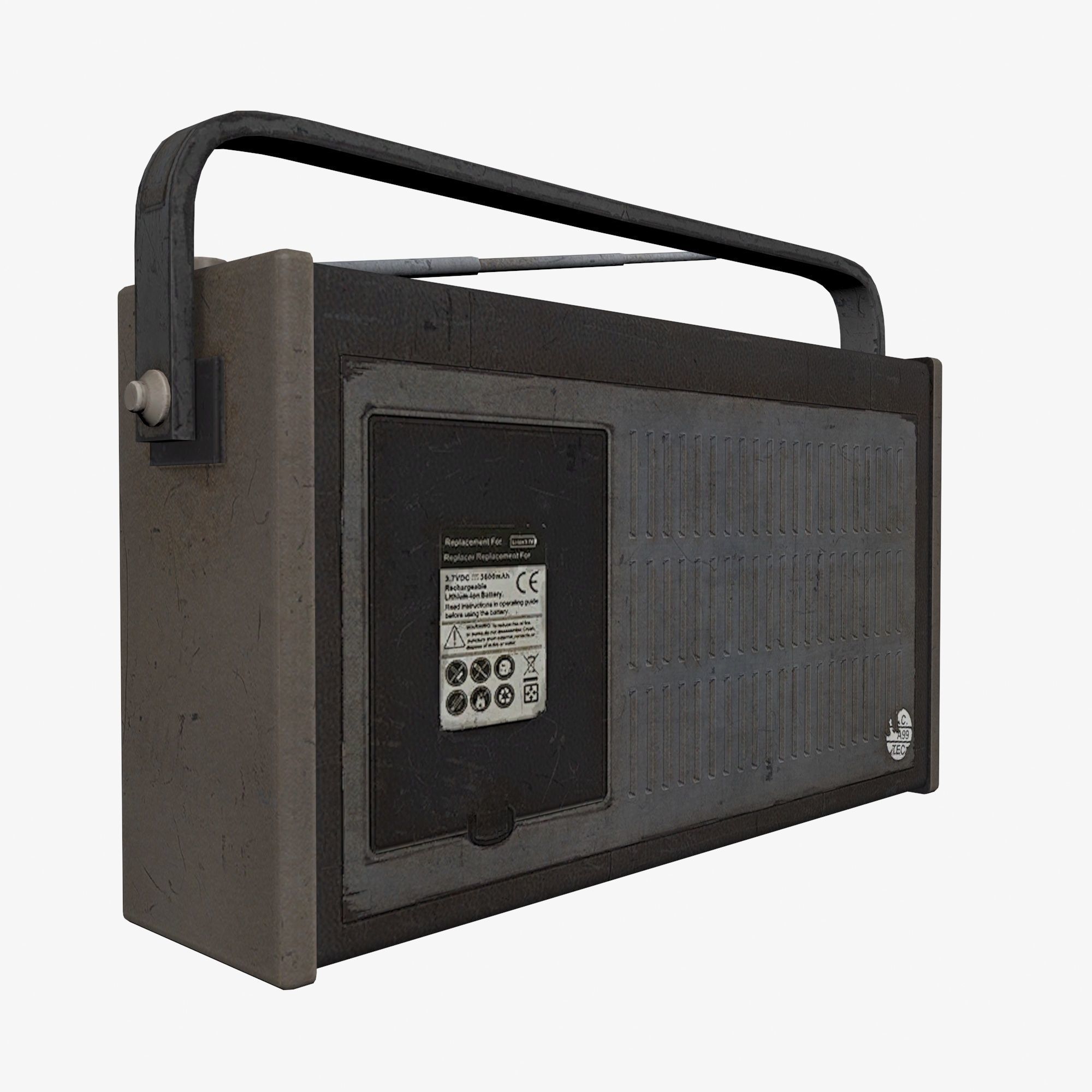 3D model Old Radio VR / AR / low-poly | CGTrader