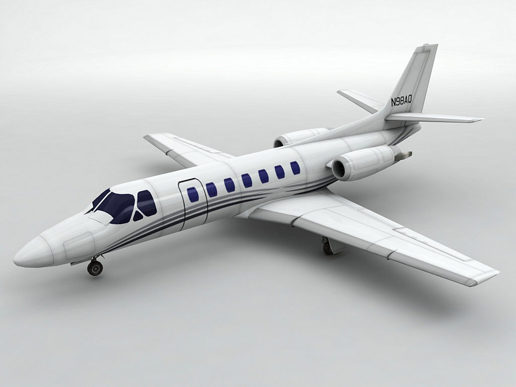 3D model Cessna Citation Encore Aircraft VR / AR / low-poly | CGTrader
