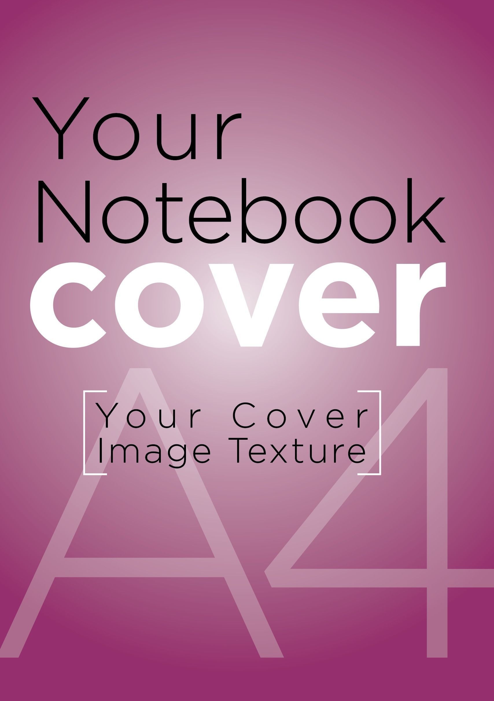 A4 Notebook 3d model nots student mockup school free VR / AR / low-poly ...