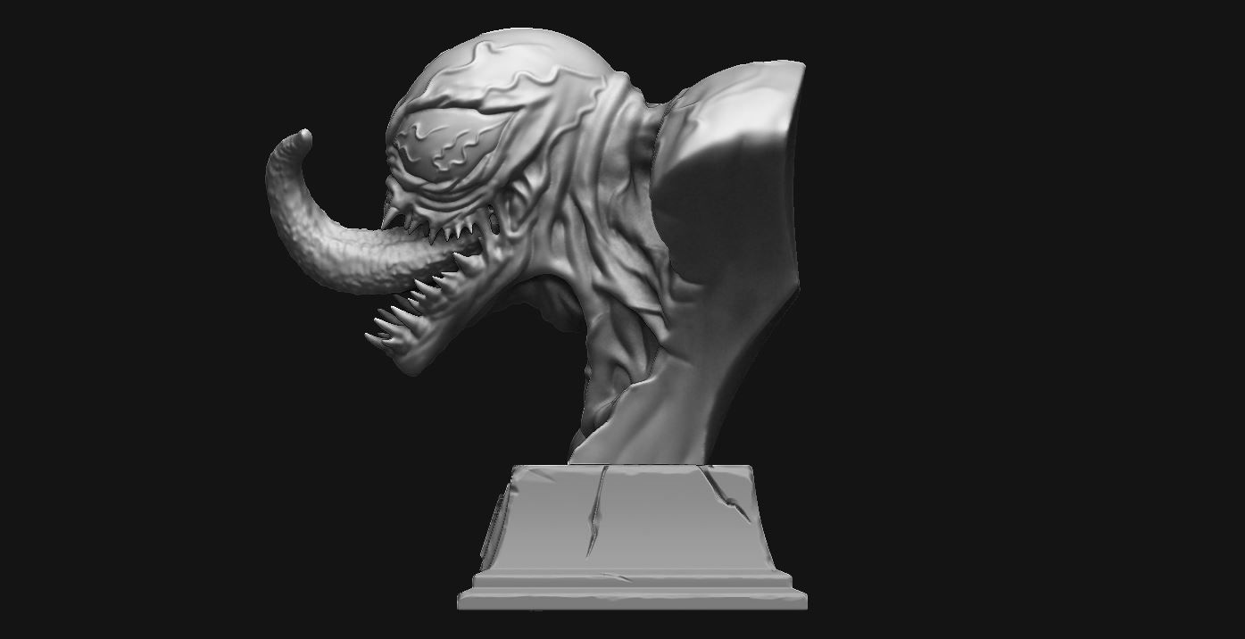 Venom Bust - Marvel 3D model 3D printable | CGTrader