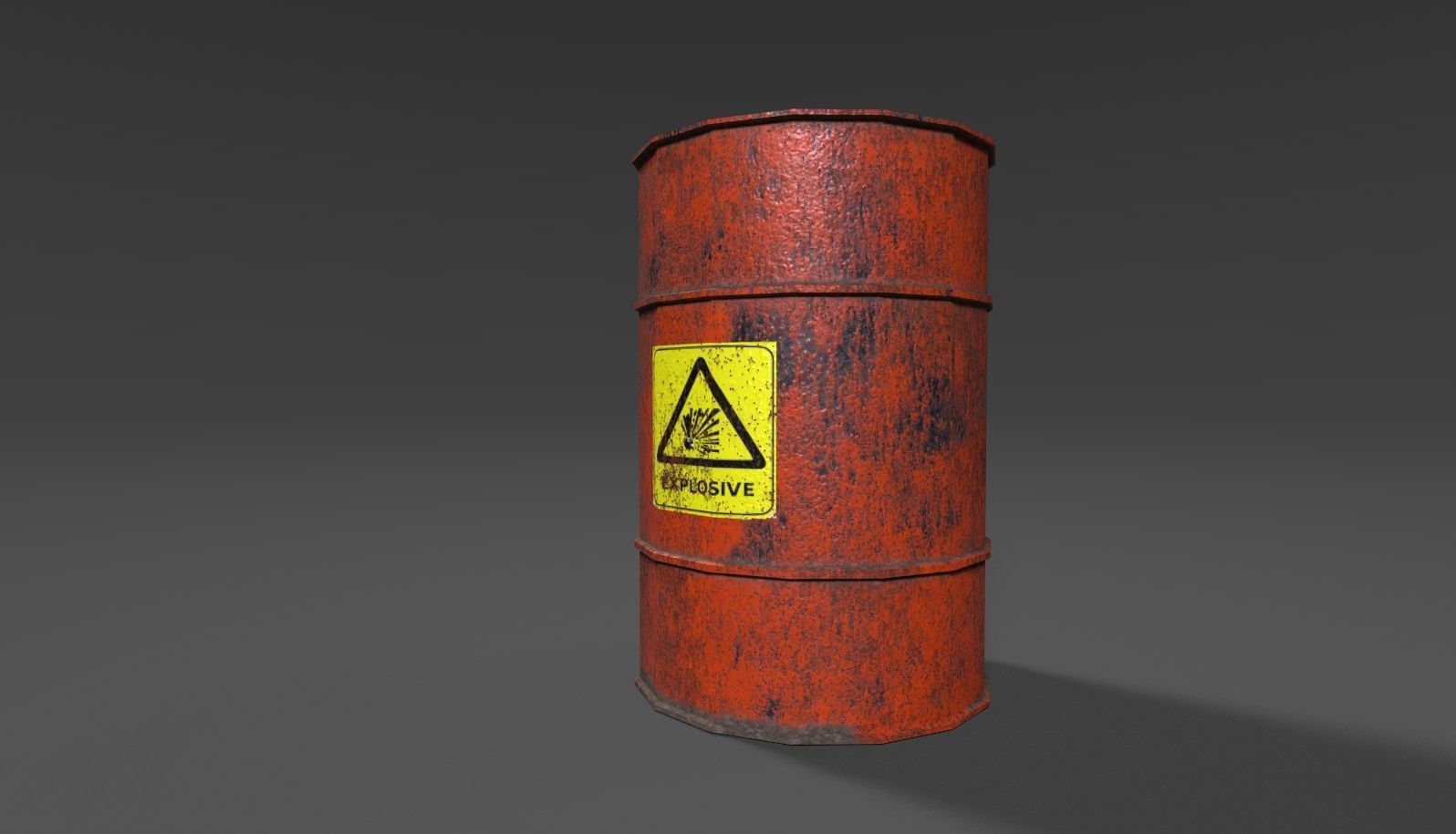 3D model EXPLOSIVE BARREL 3D GAME READY VR / AR / low-poly | CGTrader