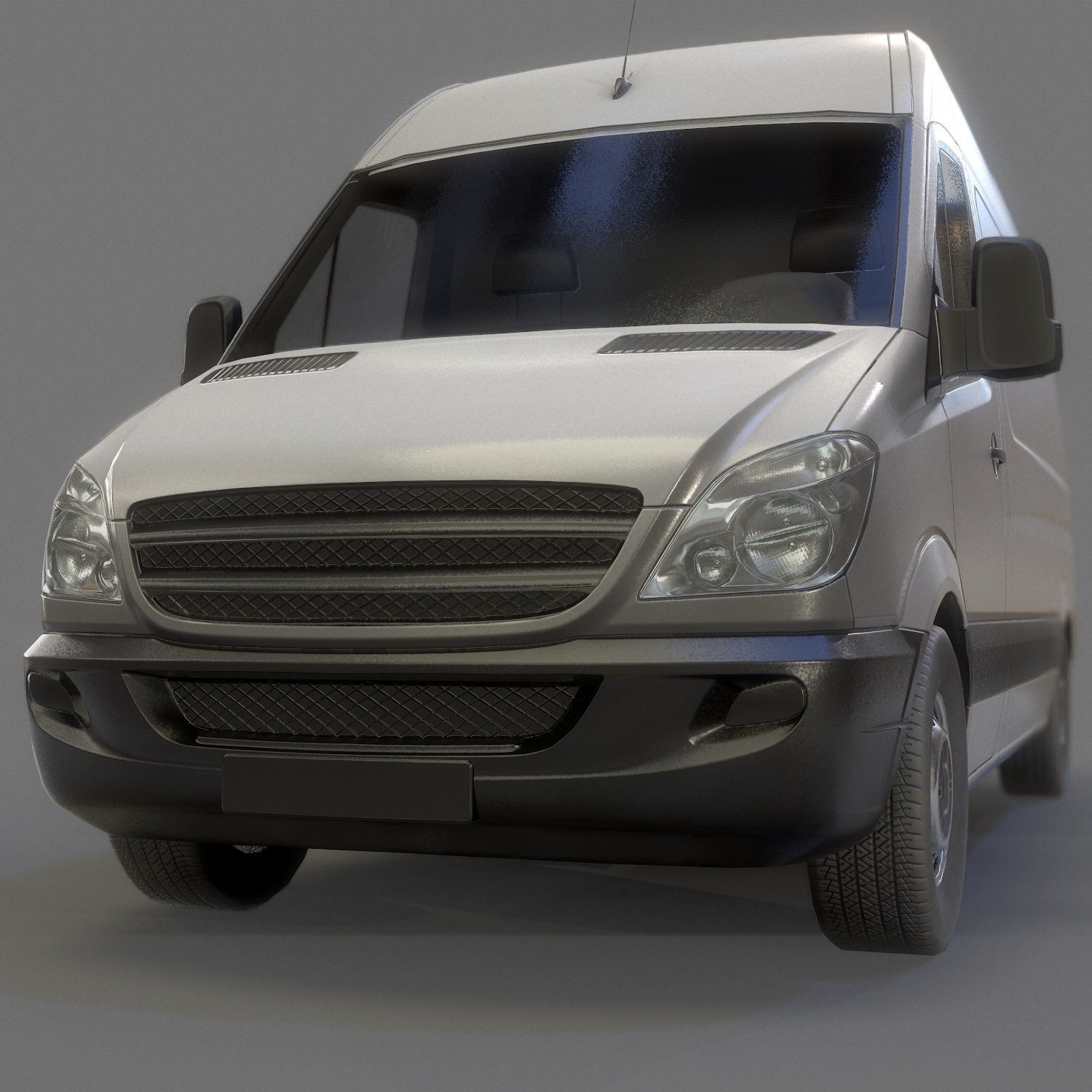 3D model Delivery Van Low Poly VR / AR / low-poly | CGTrader