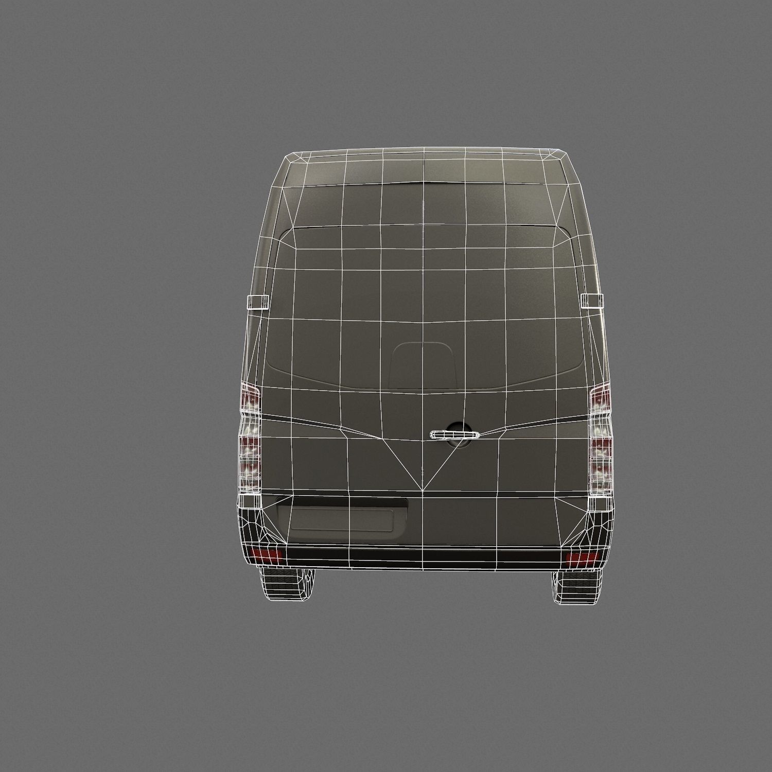 3D model Delivery Van Low Poly VR / AR / low-poly | CGTrader