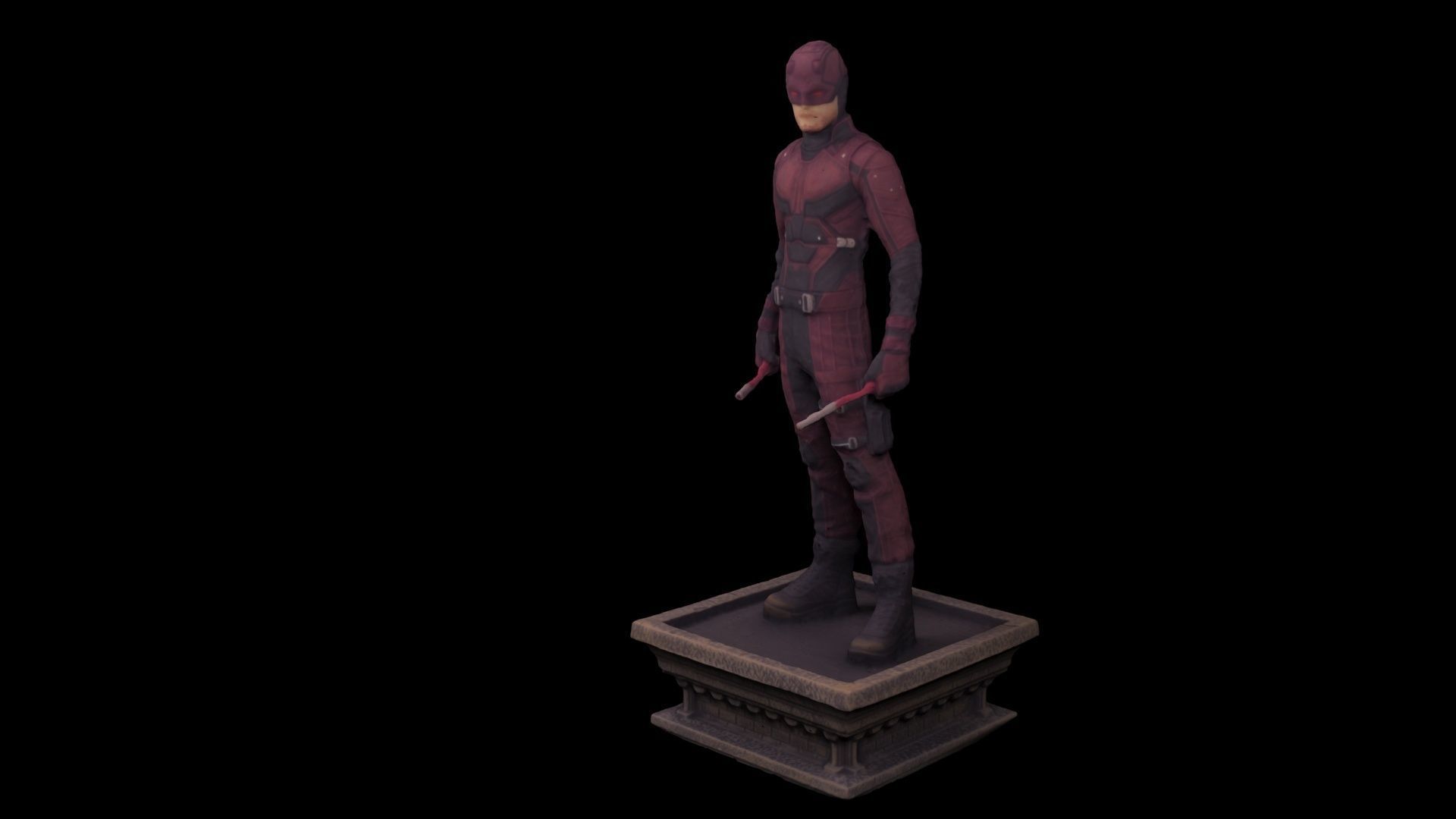 3D model Marvel Daredevil low poly model VR / AR / low-poly | CGTrader