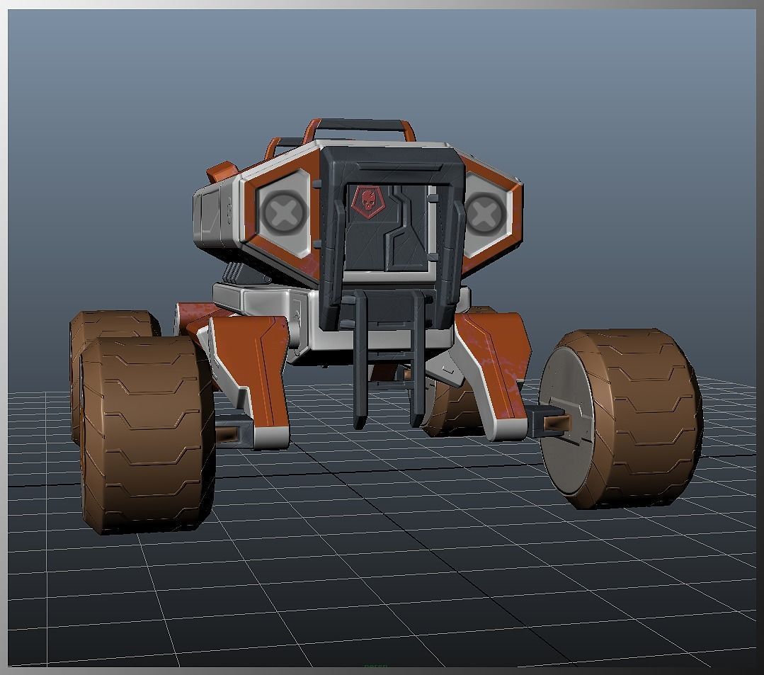 3D model Mars rover advanced version VR / AR / low-poly rigged | CGTrader