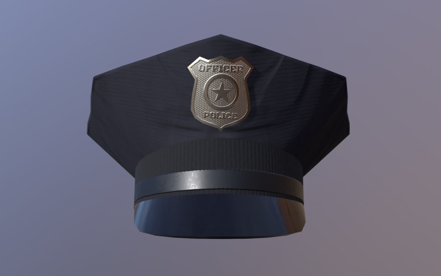 3D model Police Cap VR / AR / low-poly | CGTrader