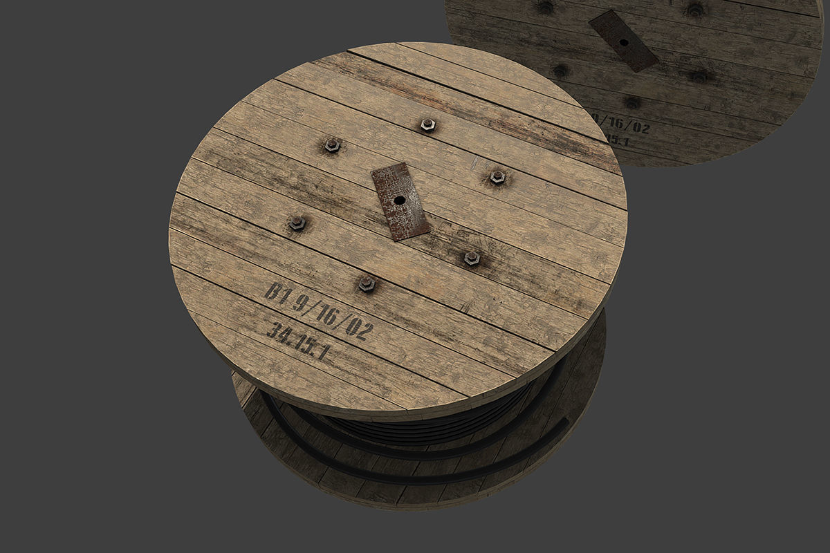 3D model Cable Coil VR / AR / low-poly | CGTrader