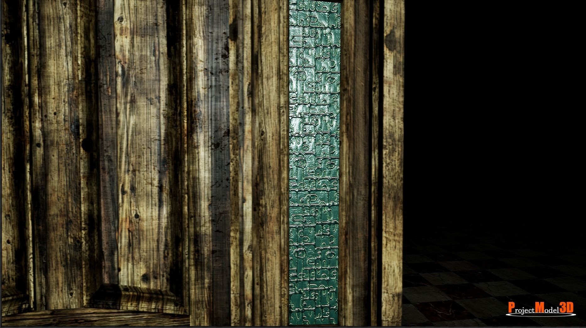 3D model Interactive Door Version BPV04 UE4 VR / AR / low-poly | CGTrader