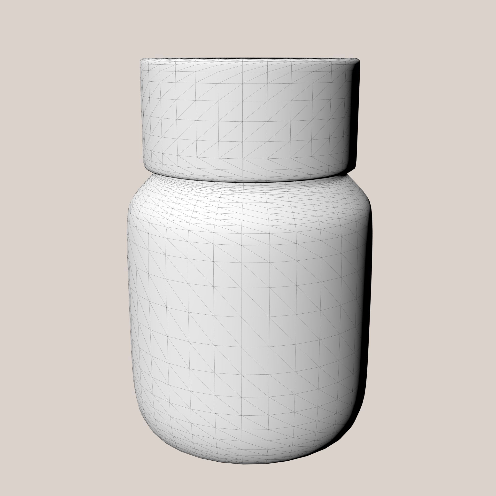 3D model 3D Jar VR / AR / low-poly | CGTrader
