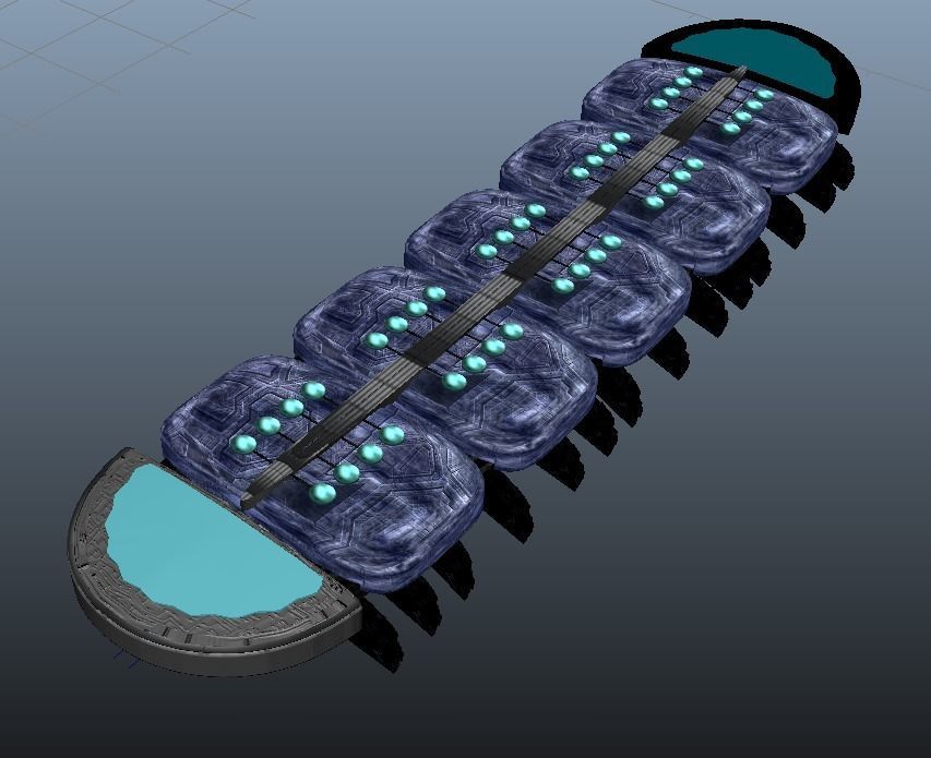 Centipede Robot Centripedes 3D model animated rigged | CGTrader