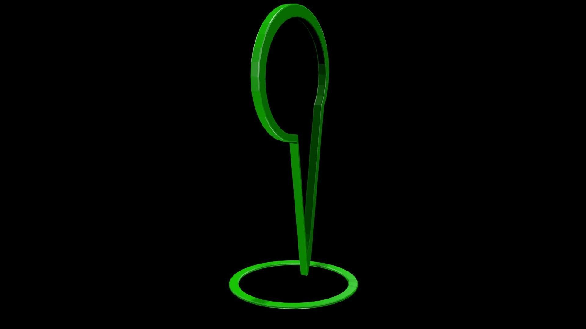 3D model Low poly Map Pointer VR / AR / low-poly | CGTrader