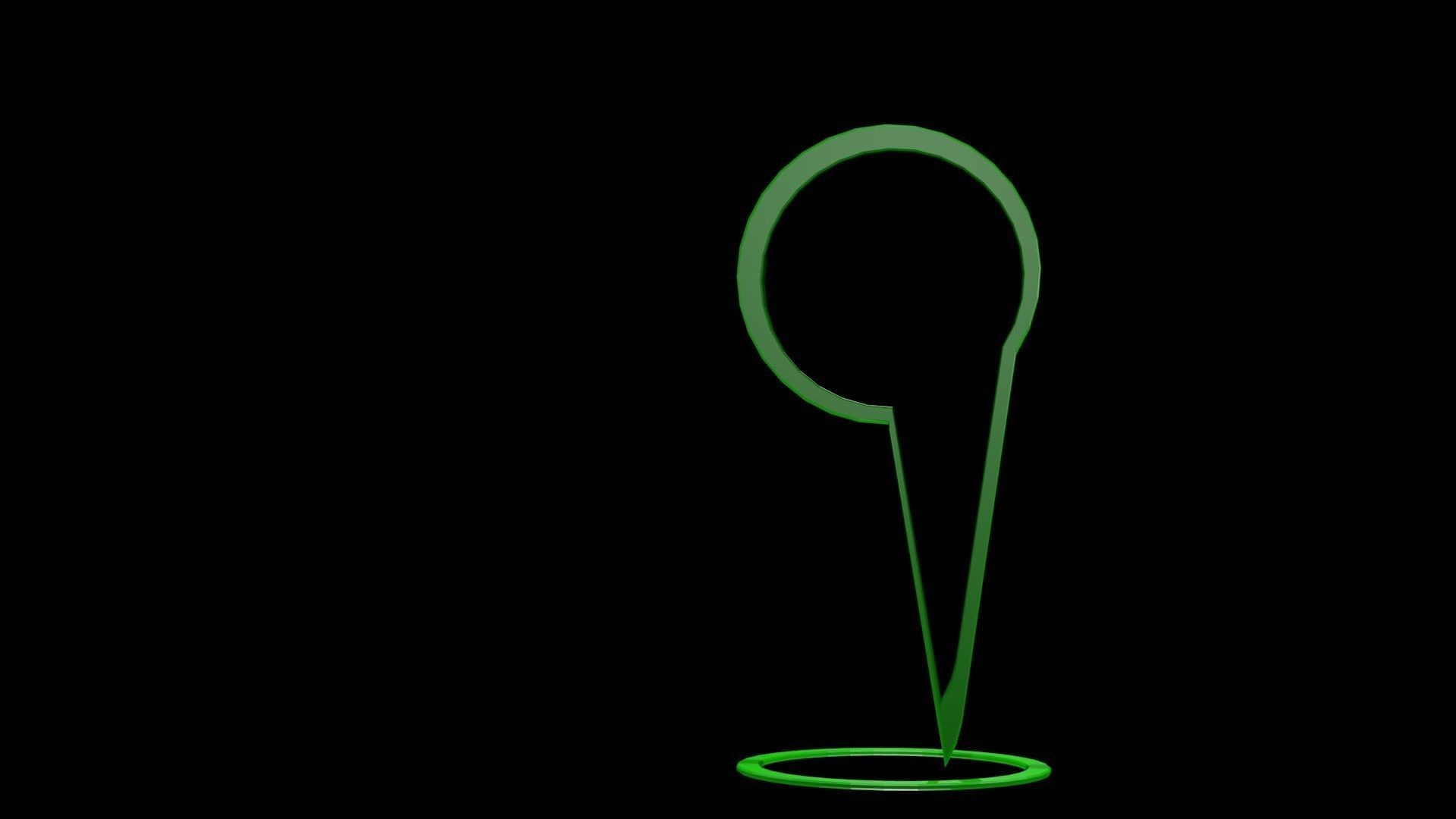 3D model Low poly Map Pointer VR / AR / low-poly | CGTrader