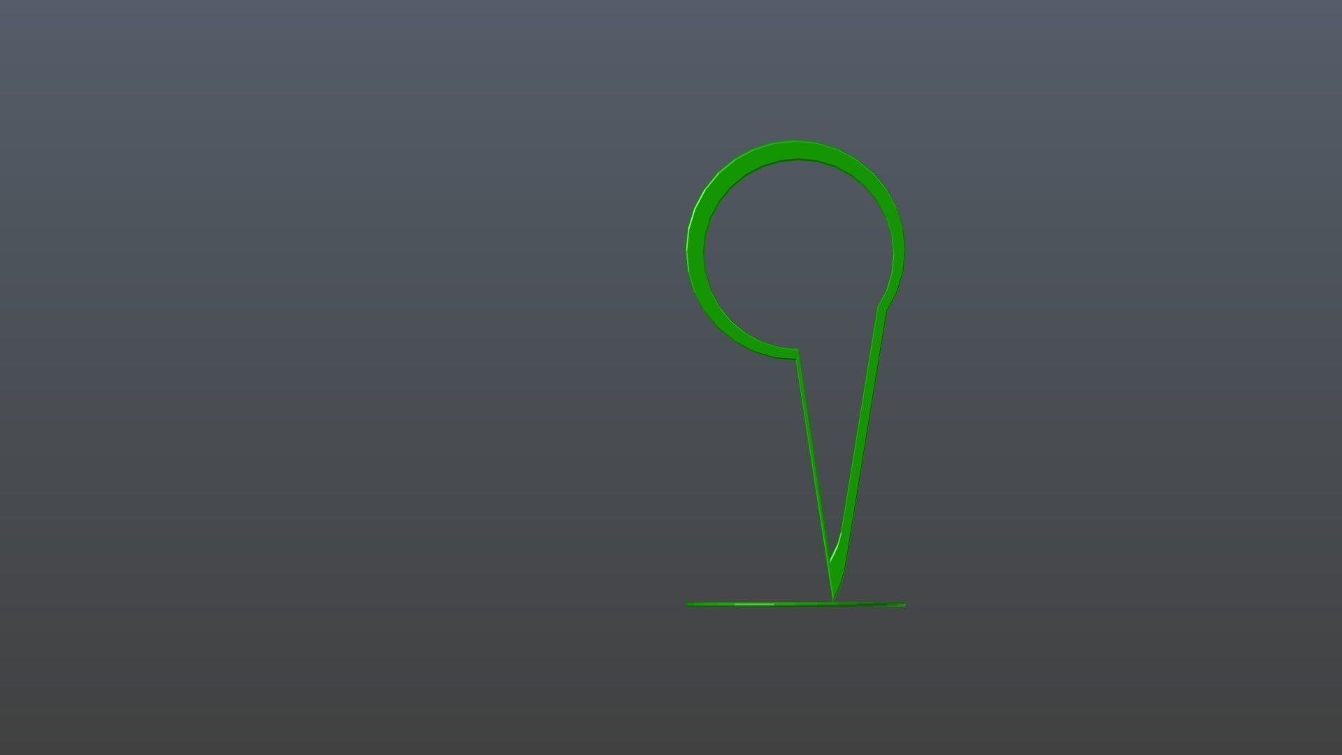 3D model Low poly Map Pointer VR / AR / low-poly | CGTrader