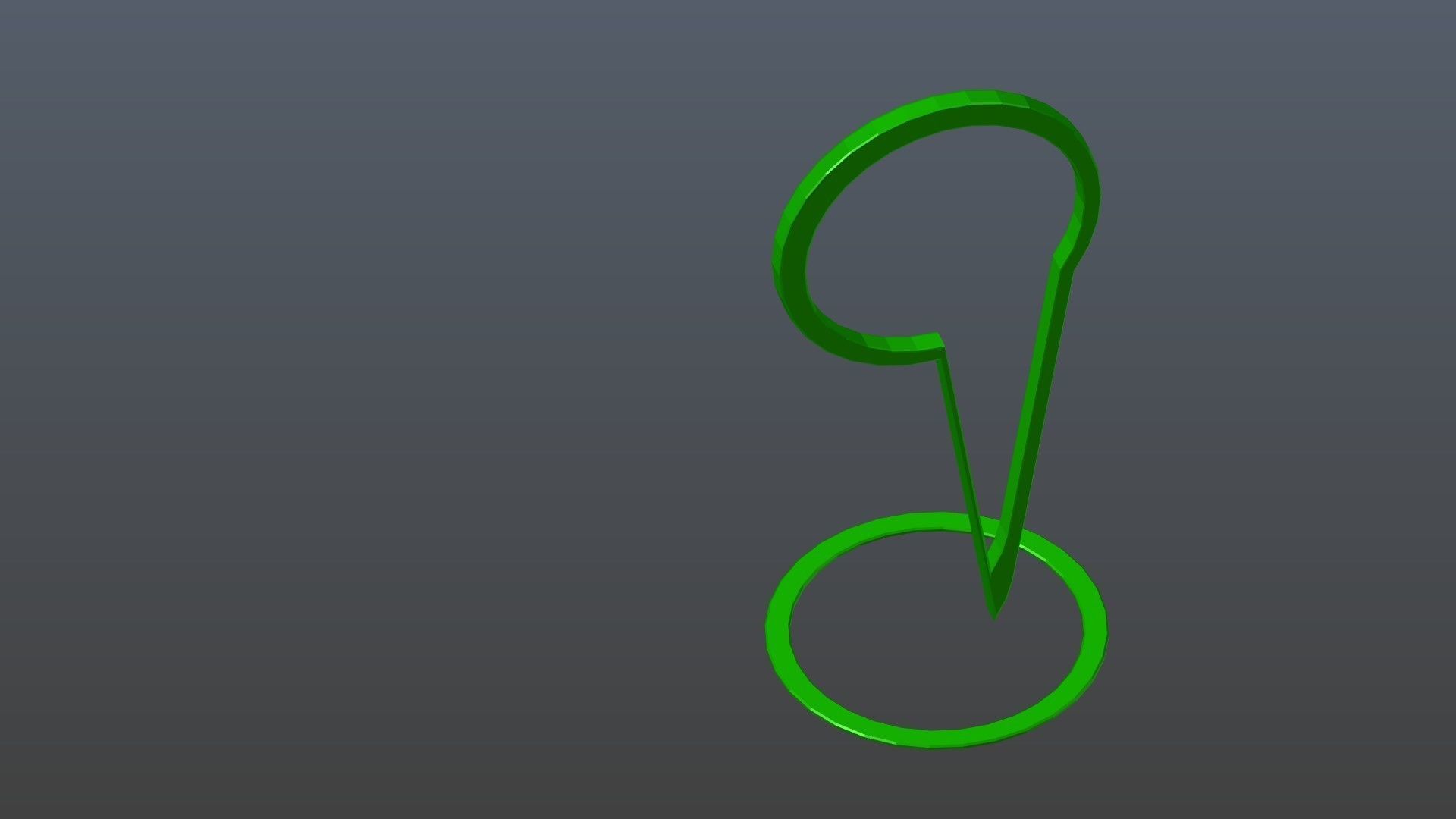 3D model Low poly Map Pointer VR / AR / low-poly | CGTrader