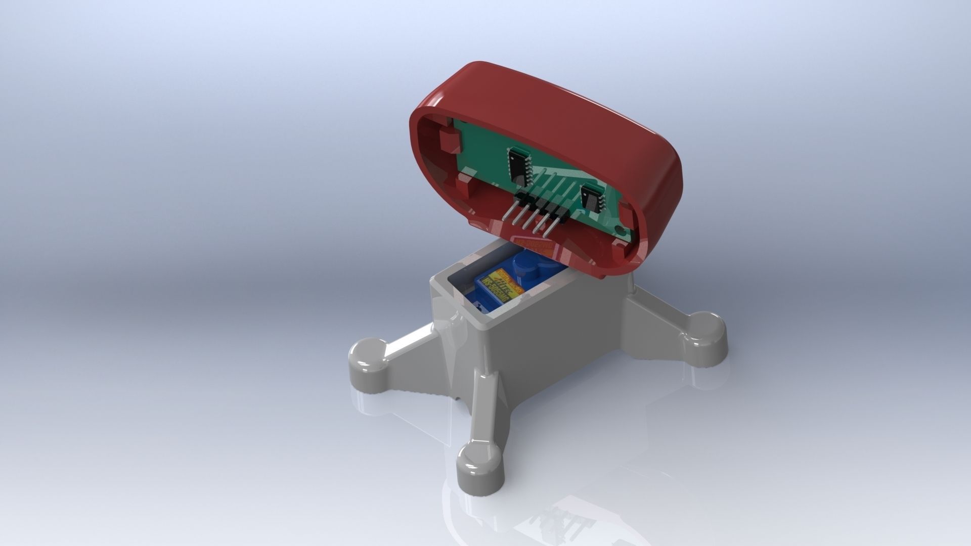 Ultrasonic Sensor free 3D model | CGTrader
