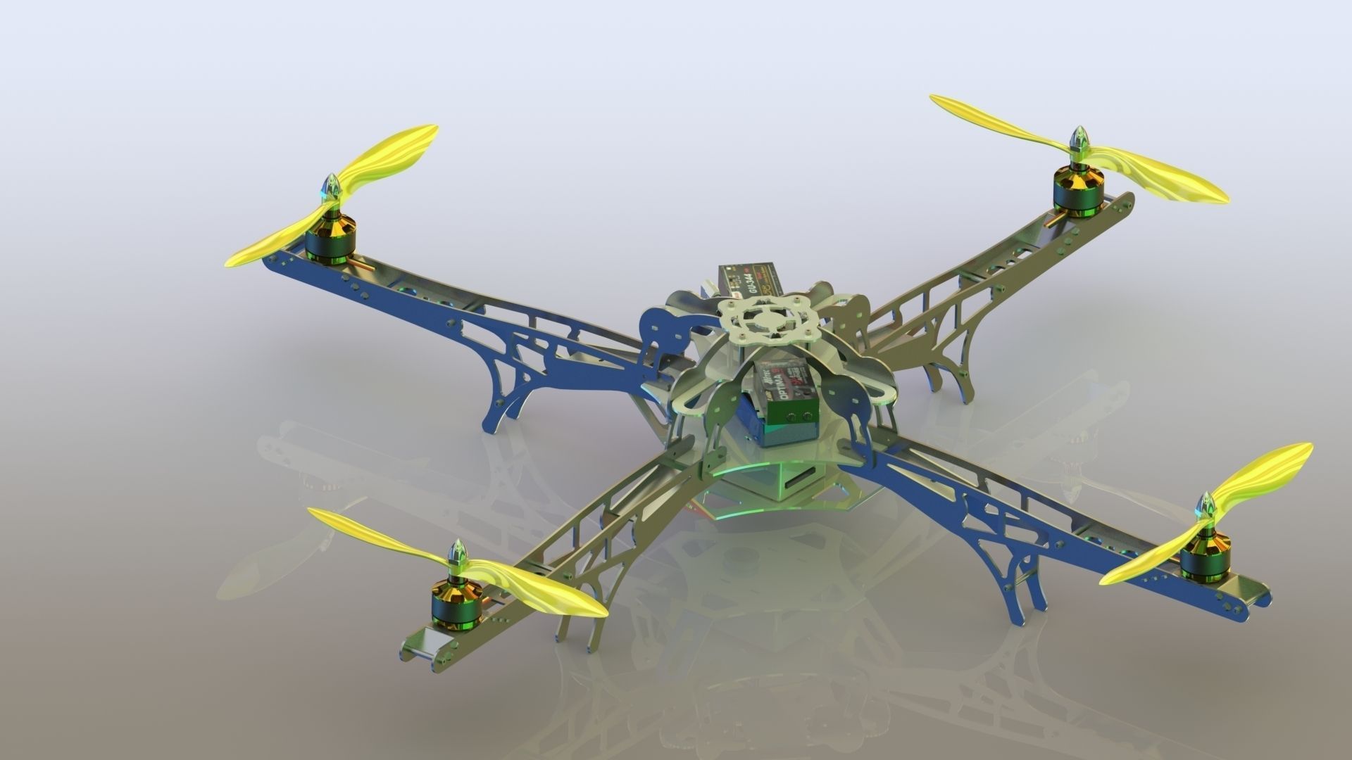 Quadcopter 3D model | CGTrader