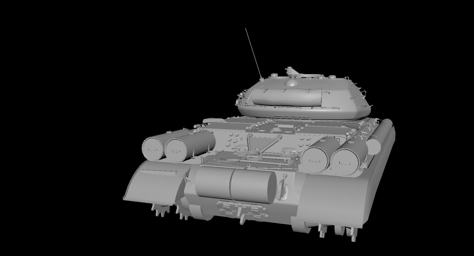 3D model R90 IS4M Tank VR / AR / low-poly | CGTrader