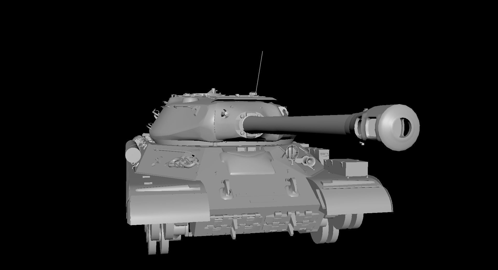 3D model R90 IS4M Tank VR / AR / low-poly | CGTrader
