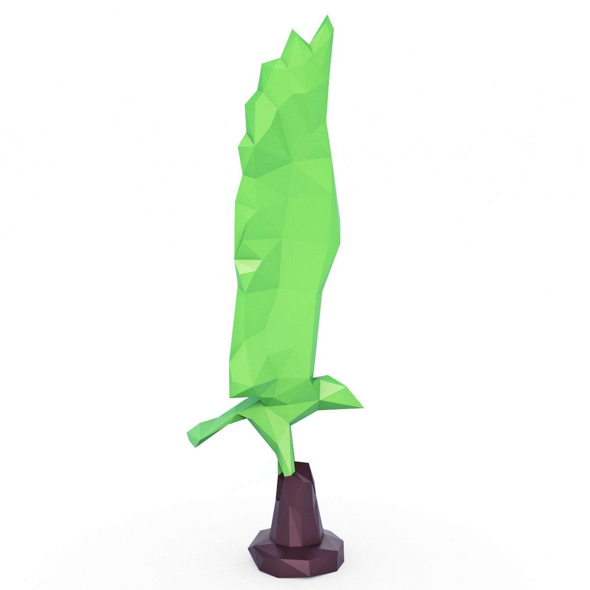 3D model Hawk Figure Low Poly VR / AR / low-poly | CGTrader