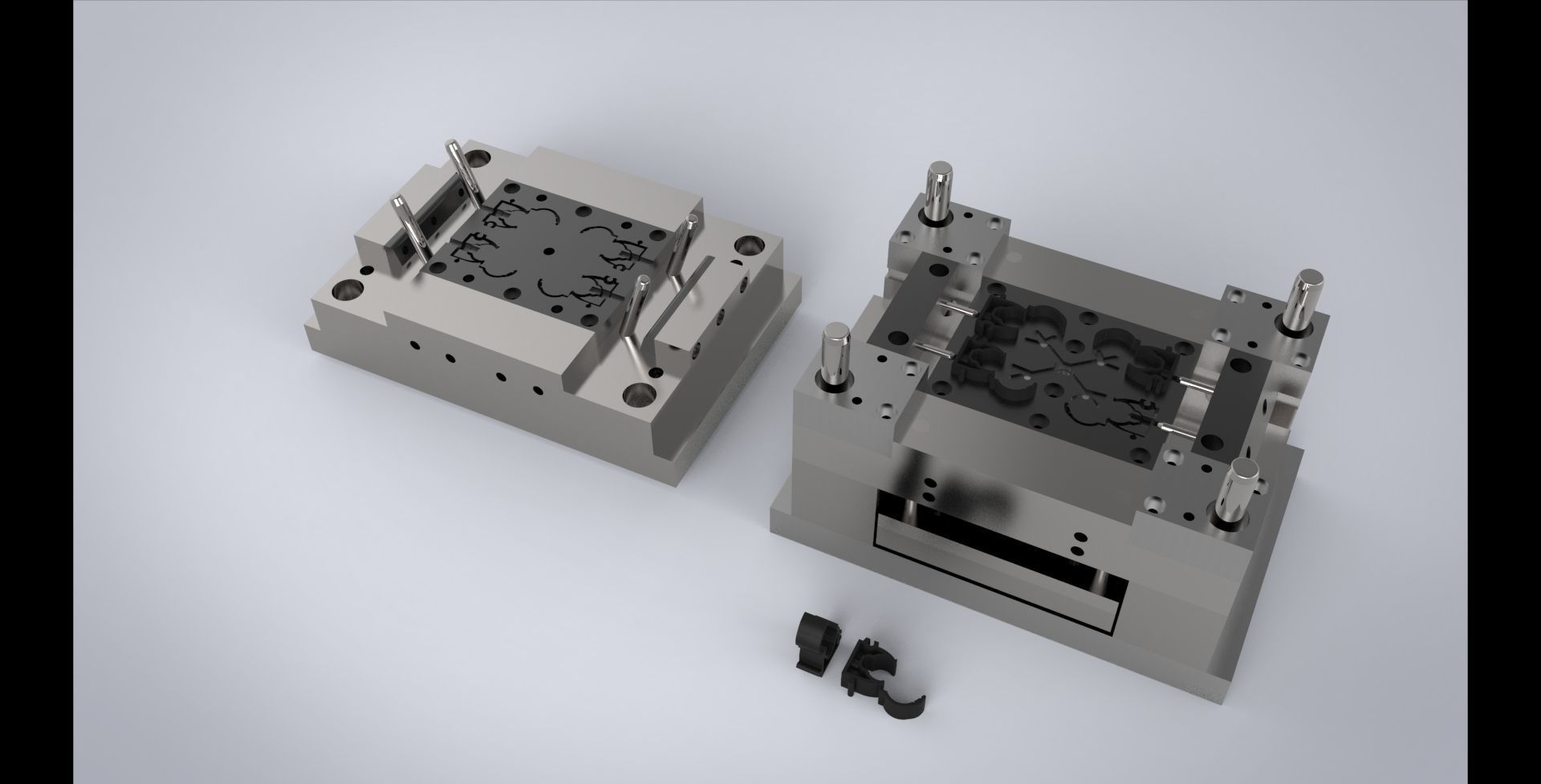 Clips Injection Mold 3D model | CGTrader