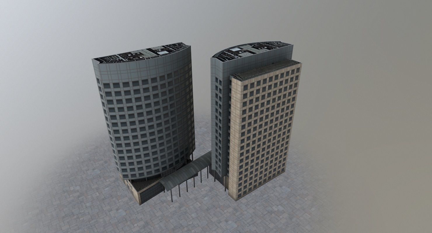 3D model Amsterdam High Rise Pack VR / AR / low-poly | CGTrader