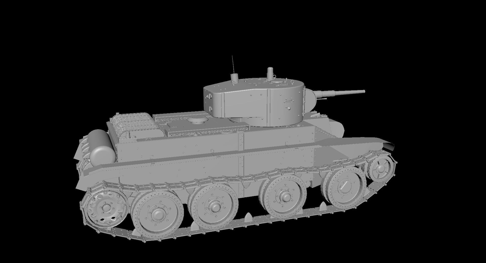 BT-5 Fast Tank 3D model | CGTrader