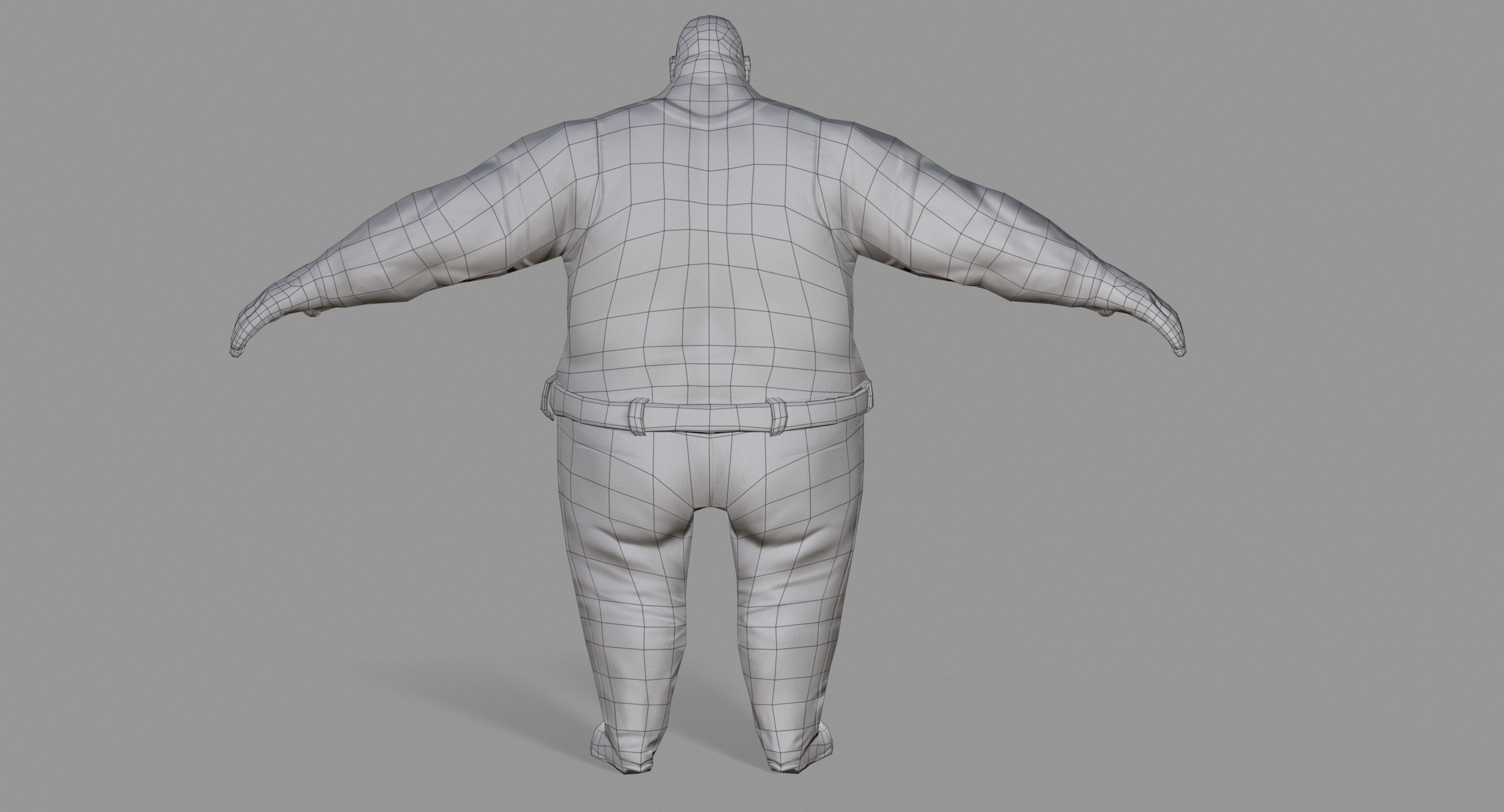 3D model Fat Gangster VR / AR / low-poly | CGTrader