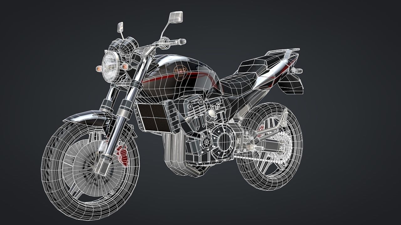 Sport Motorcycle with Rider Rigged C4D 3D model animated rigged | CGTrader