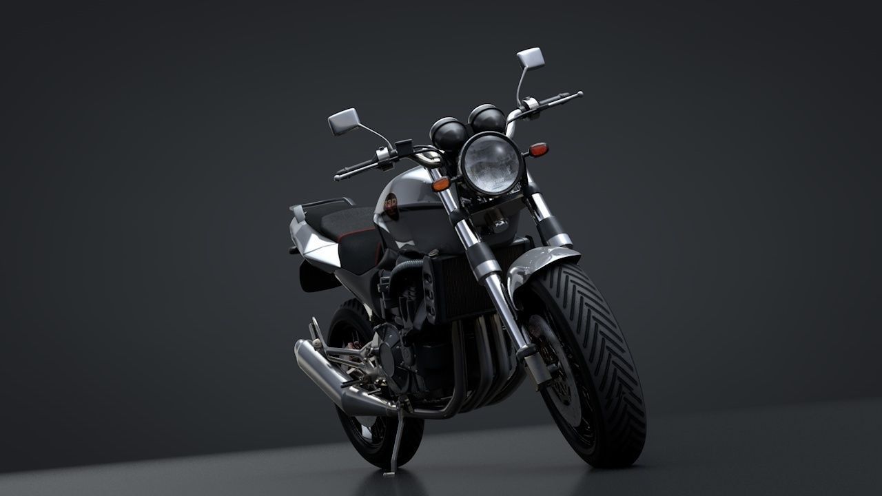 Sport Motorcycle with Rider Rigged C4D 3D model animated rigged | CGTrader