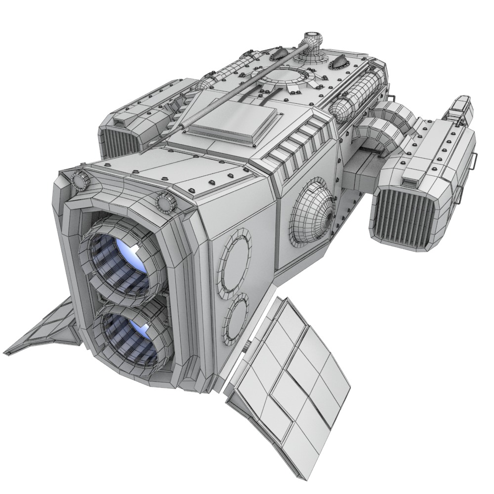 medium sentry drone 3D model | CGTrader